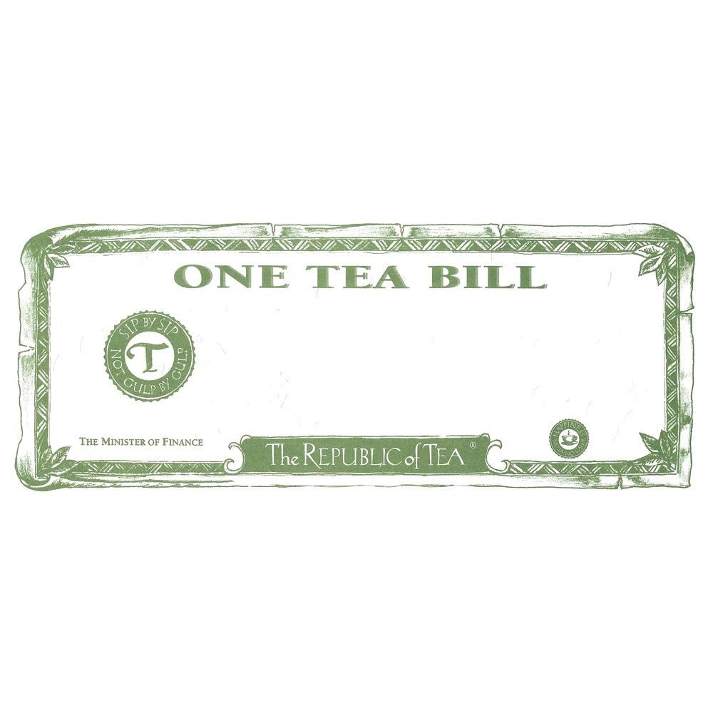 Tea Bill Gift Certificates – The Republic of Tea