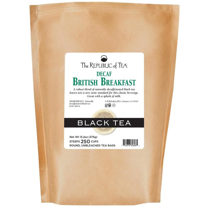 Decaf British Breakfast Black Tea Bags – The Republic of Tea