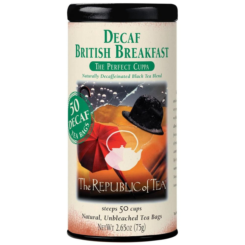 Decaf British Breakfast Black Tea Bags – The Republic of Tea