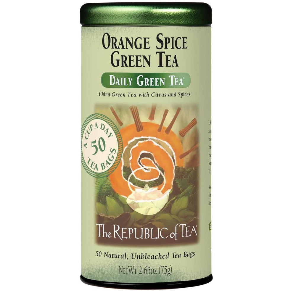 Orange Spice Green Tea Bags – The Republic of Tea