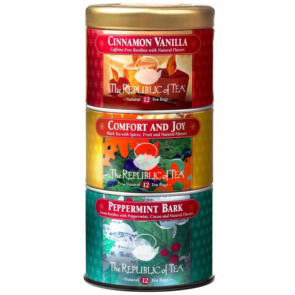 Holiday Stackable Tea Tin – The Republic of Tea