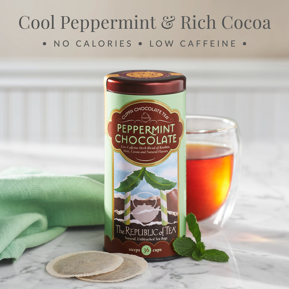 Peppermint Chocolate Tea Bags – The Republic of Tea