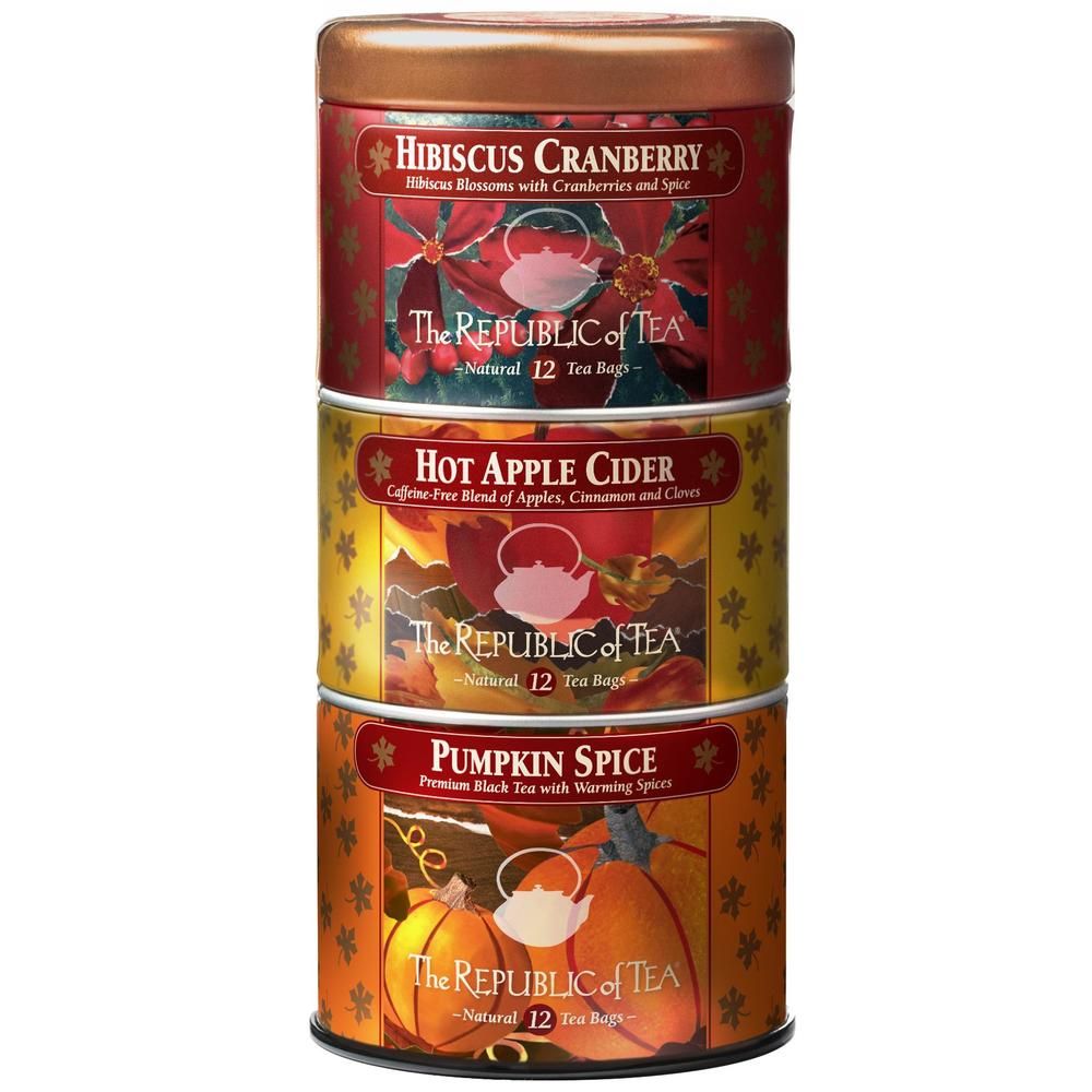 Harvest Stackable Tea Tin – The Republic of Tea